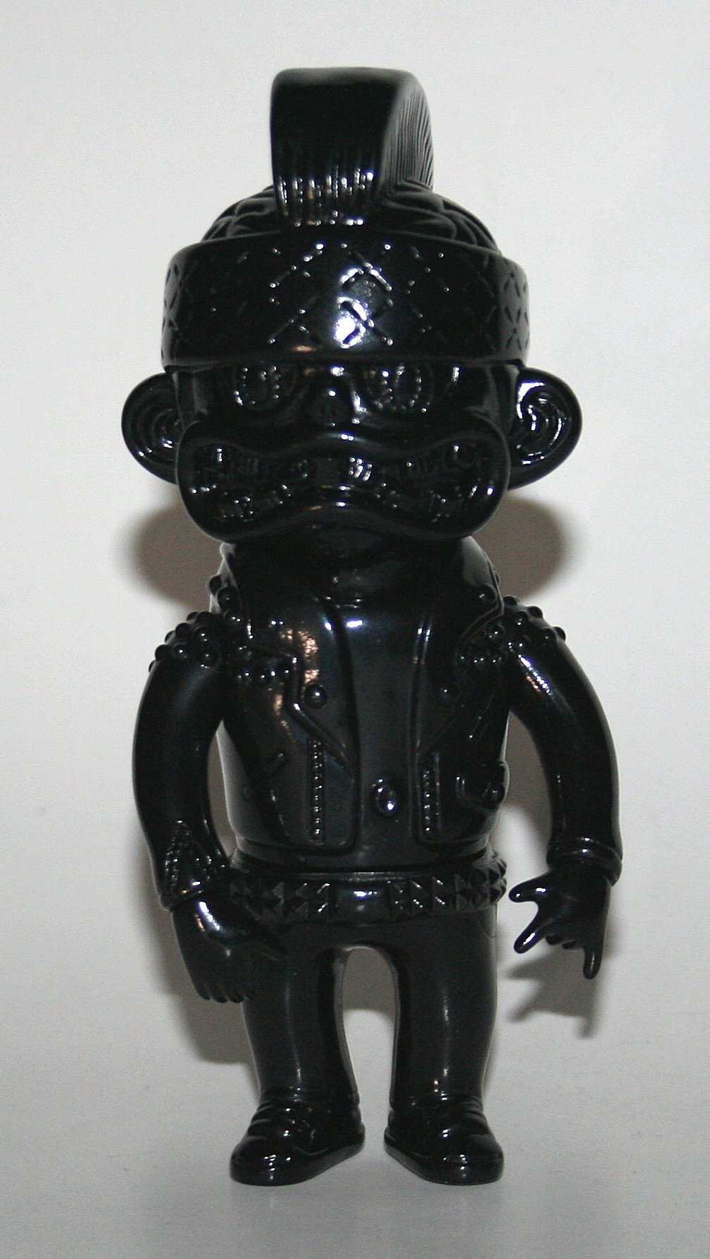 Blackbook Toys Black Unpainted Punk Rock Boy