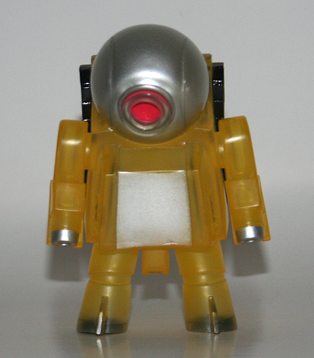 Rumble Monsters Clear Yellow Tank Robot