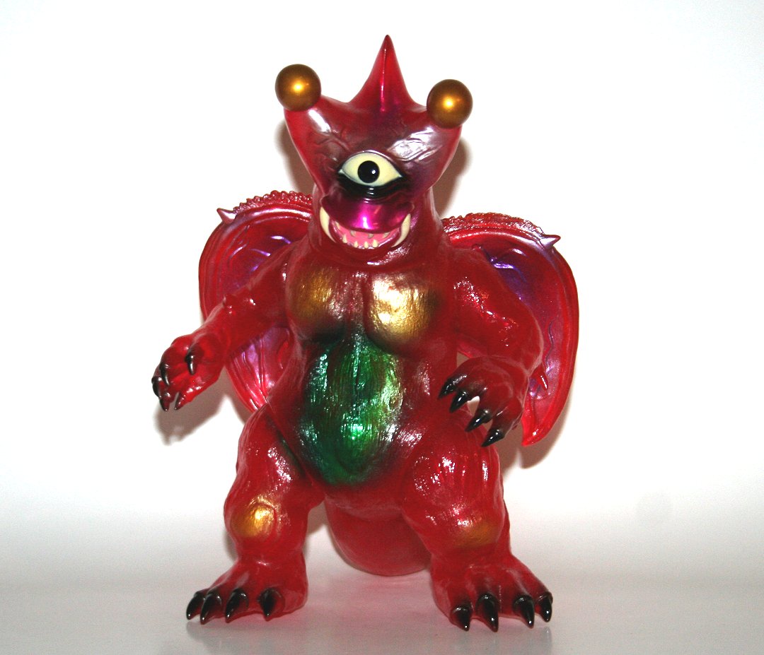 Shikaruna Painted Clear Red Bagun