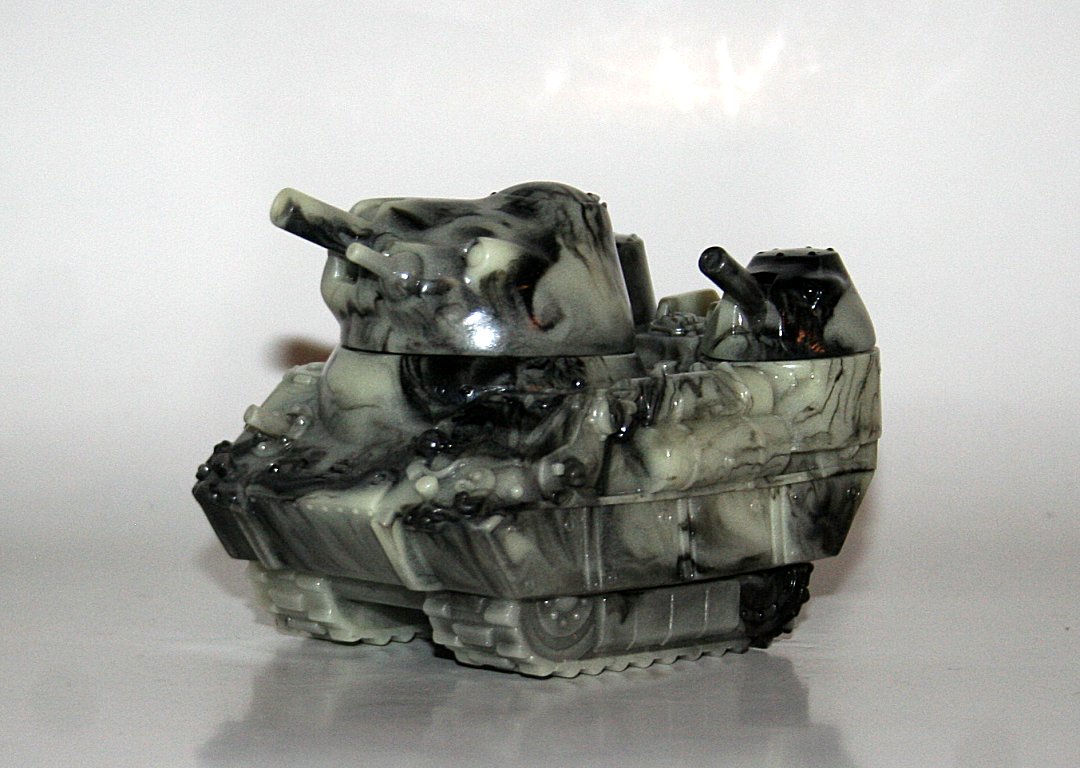 Max Toy Co Glow and Black Marbled Kaiju Tank - Loose