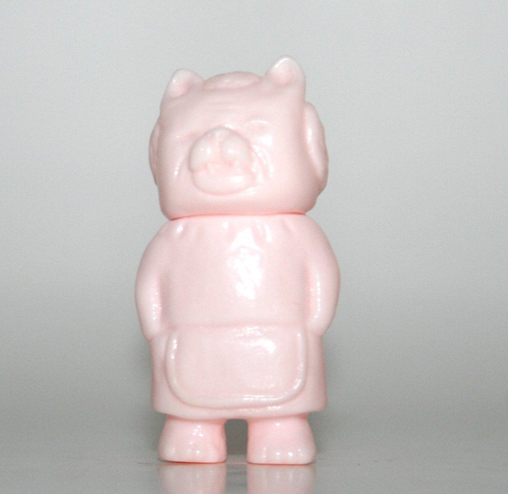 Dehara Unpainted Flesh Mini Neko Obasan