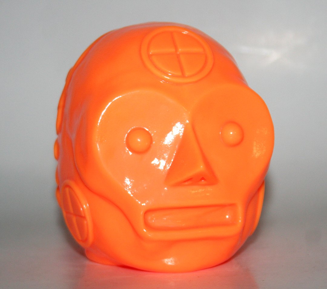 MVH Unpainted Orange Mr Mayhem Head Only