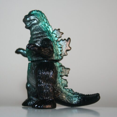 Marusan Kaiju Encyclopedia Green on Black 1974 Godzilla