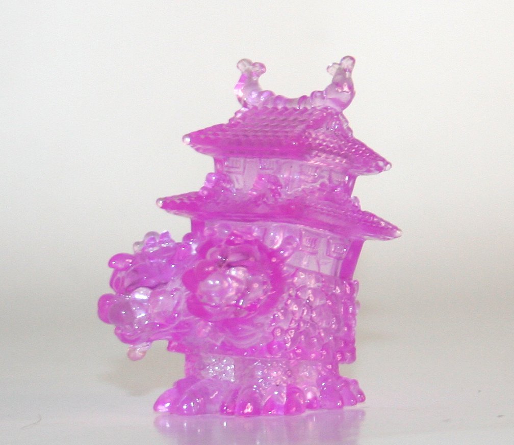 Black Seed Toy Clear Purple Micro Yu Shou Long Dragon