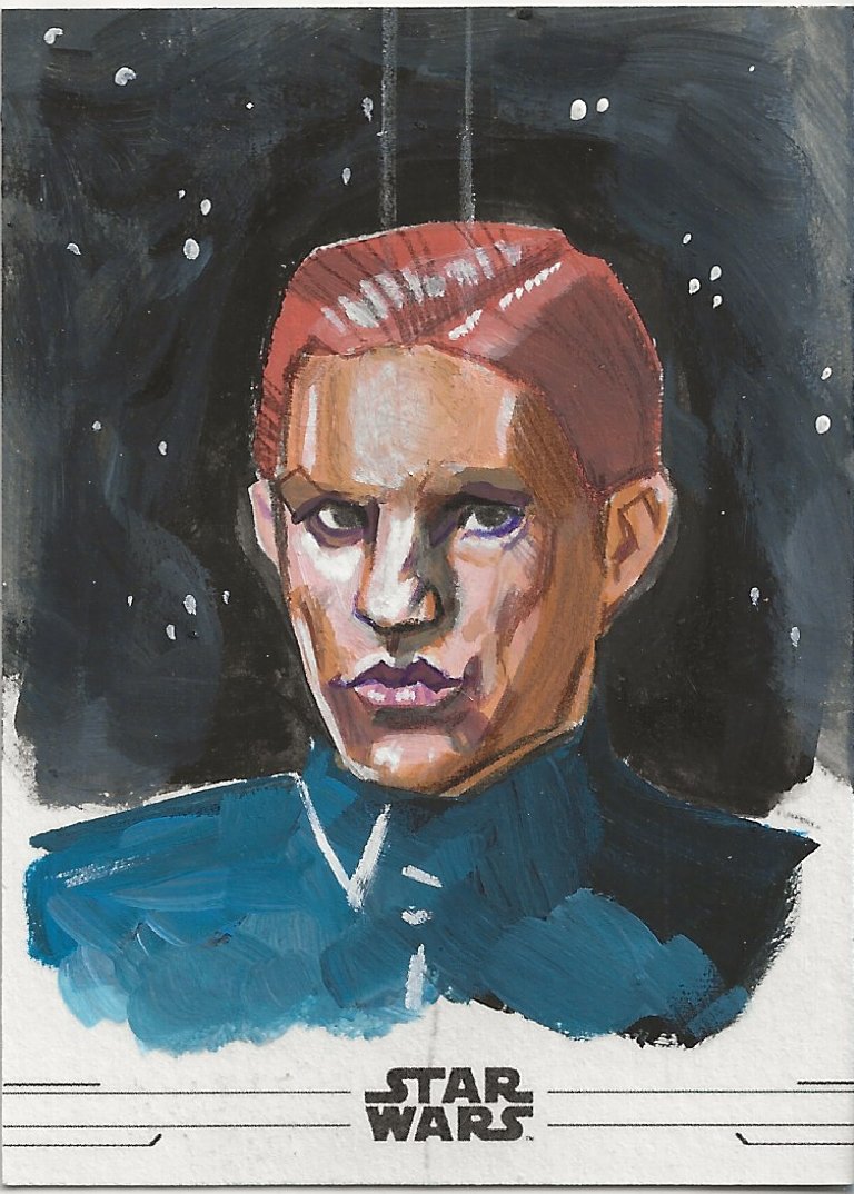 Star Wars Skywalker Matt Stuart Armitage Hux Sketch Card