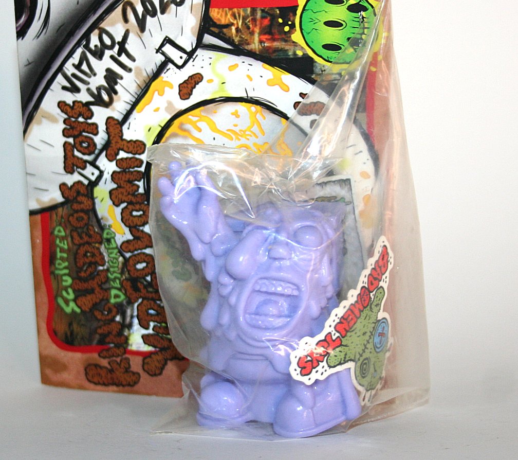 Video Vomit Unpainted Purple Toilet Bum