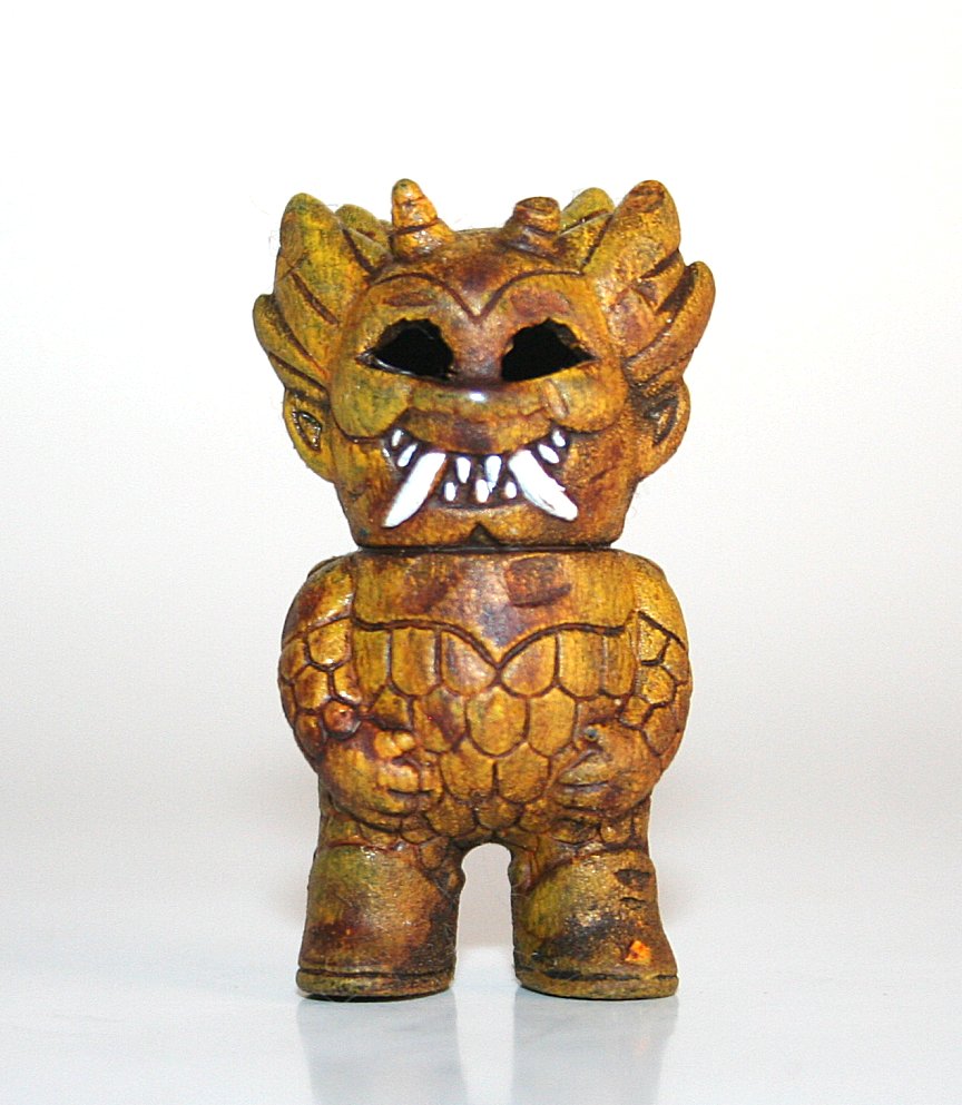 Gargamel Custom Wooden Micro Ojo Rojo